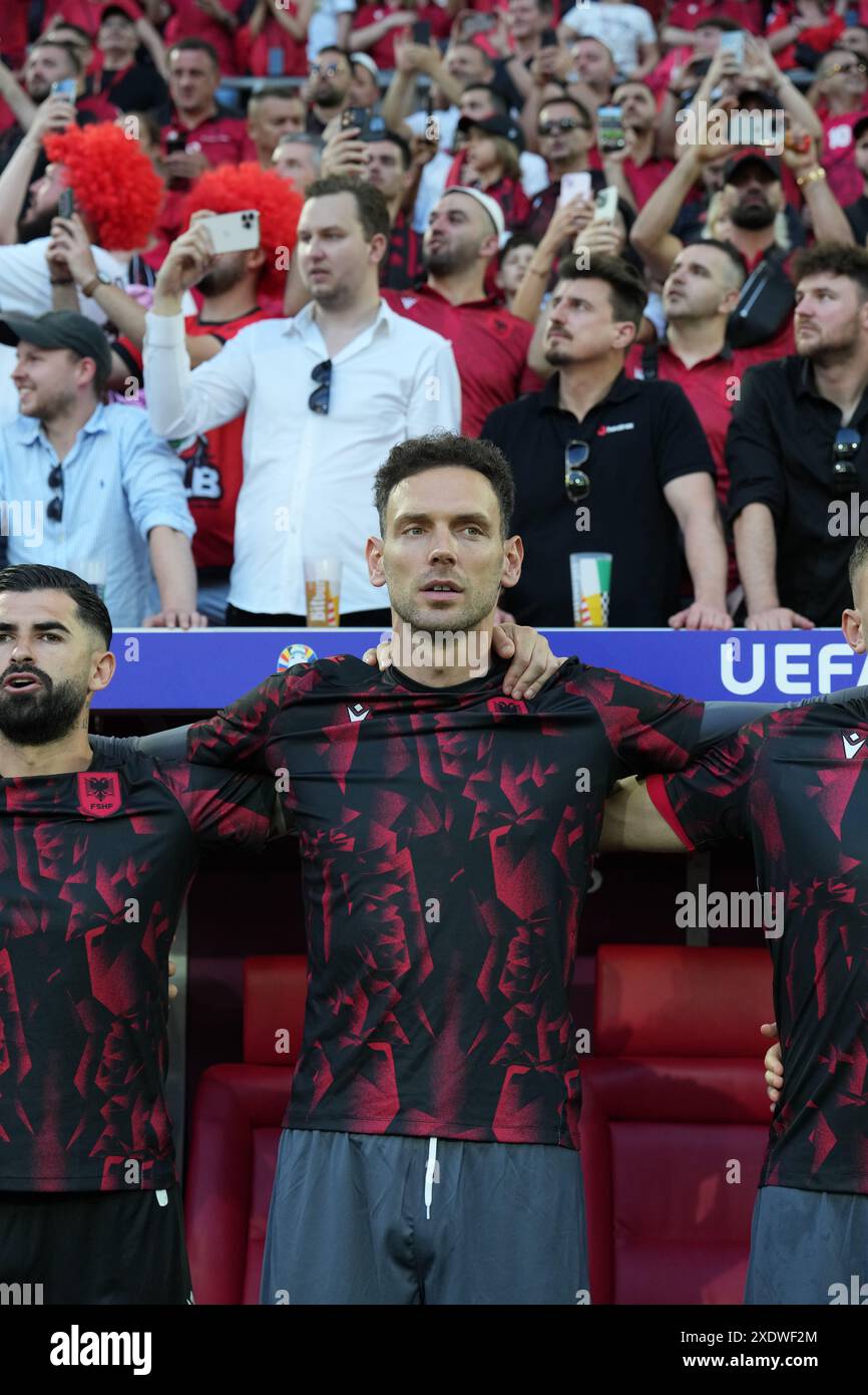 Etrit Berisha of Albania during the EURO 2024, Group B football match between Albania and Spain ...