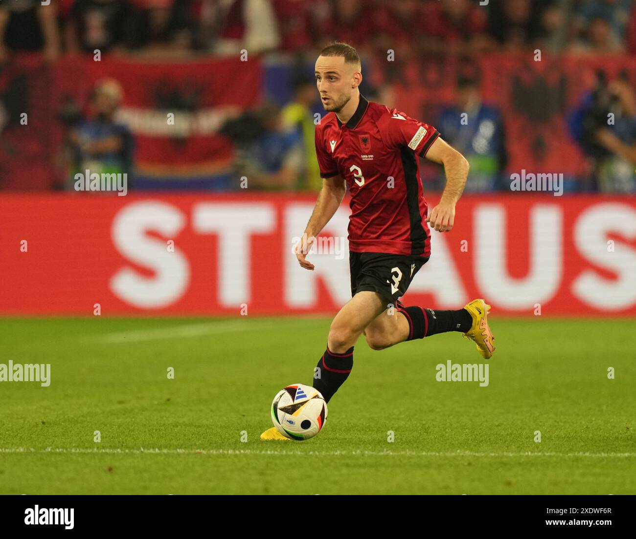 Mario Mitaj of Albania during the EURO 2024, Group B football match ...