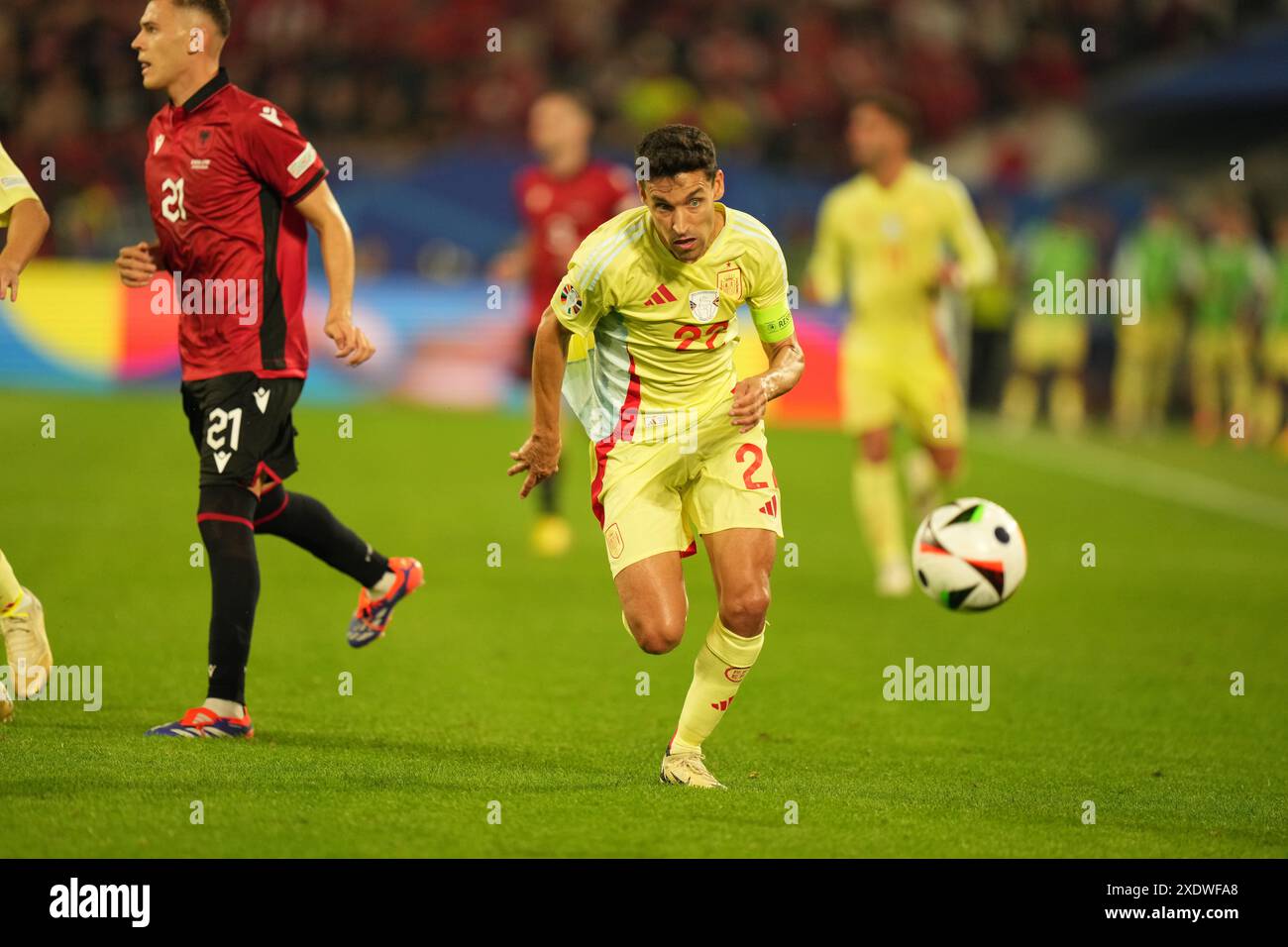 Jesus Navas Gonzalez of Spain during the EURO 2024, Group B football ...