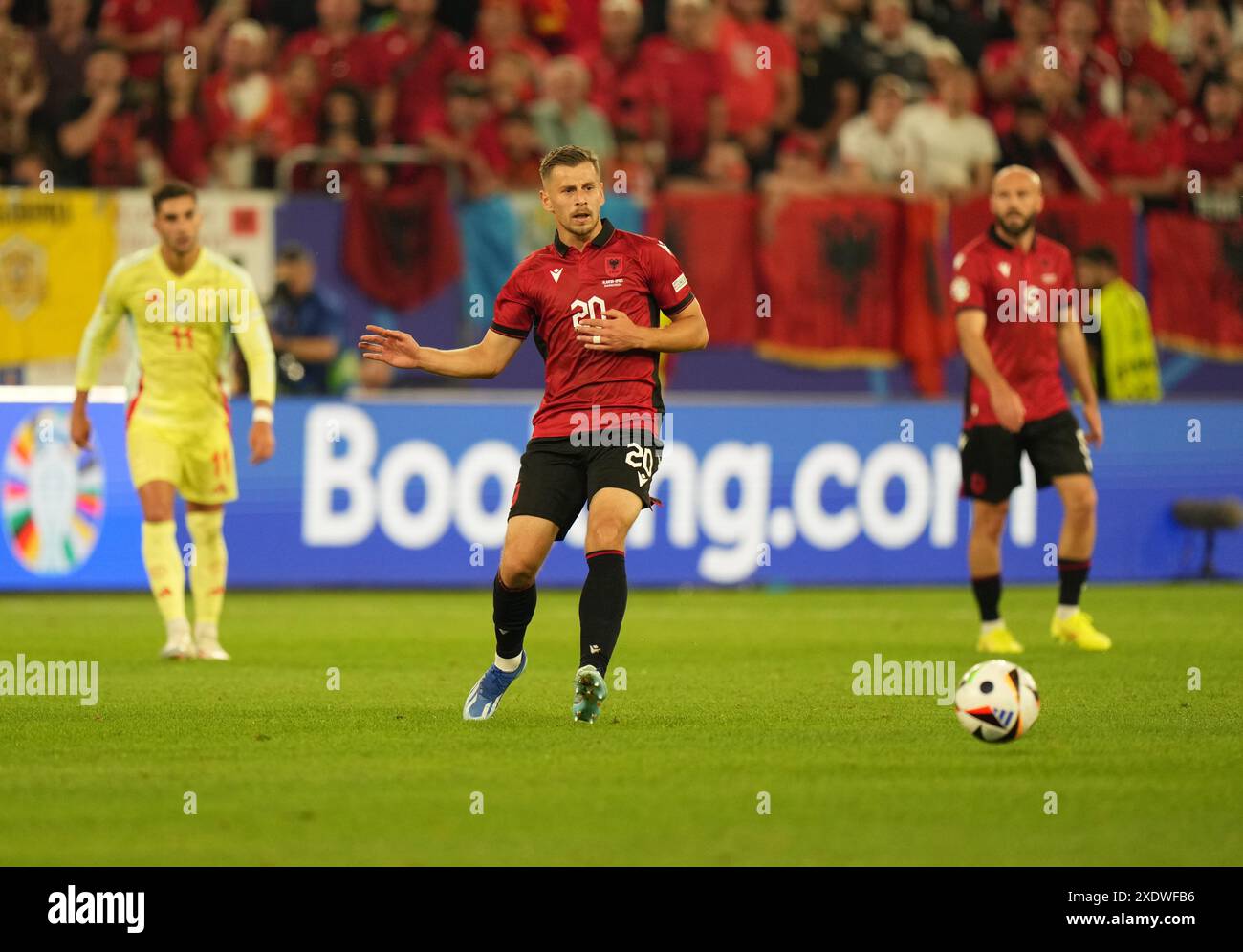 Ylber Ramadani of Albania during the EURO 2024, Group B football match ...