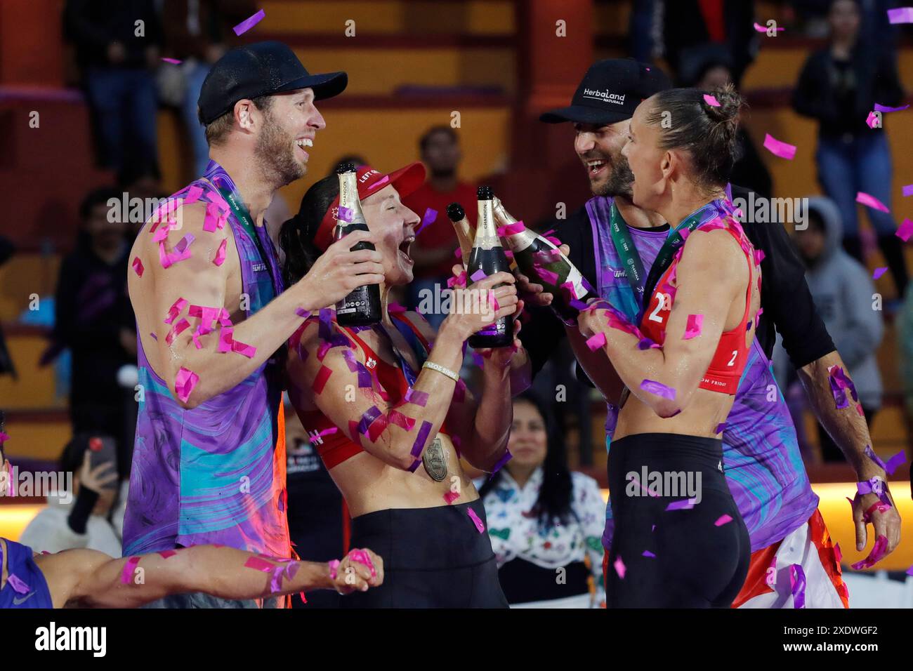 Tlaxcala, Ciudad de Mexico, Mexico. 23rd June, 2024. Gold medalists ...