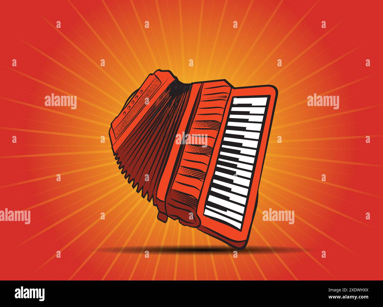 Accordion. Accordion illustration musical instrument vector Stock ... Accordion. Accordion illustration musical instrument vector Stock ...
