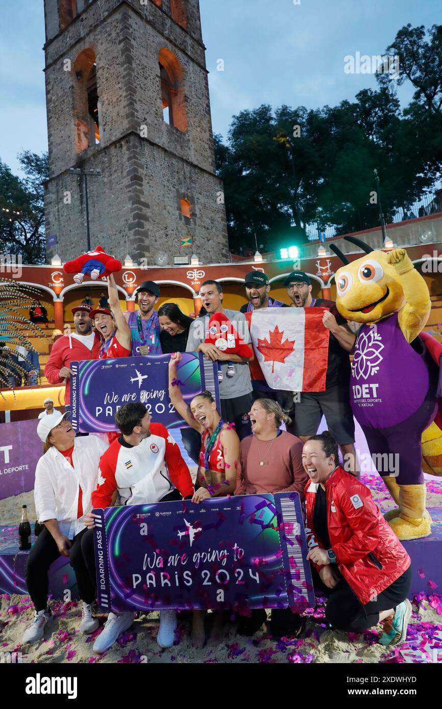 Tlaxcala, Mexico. 23rd June, 2024. Gold medalists winners Samuel ...