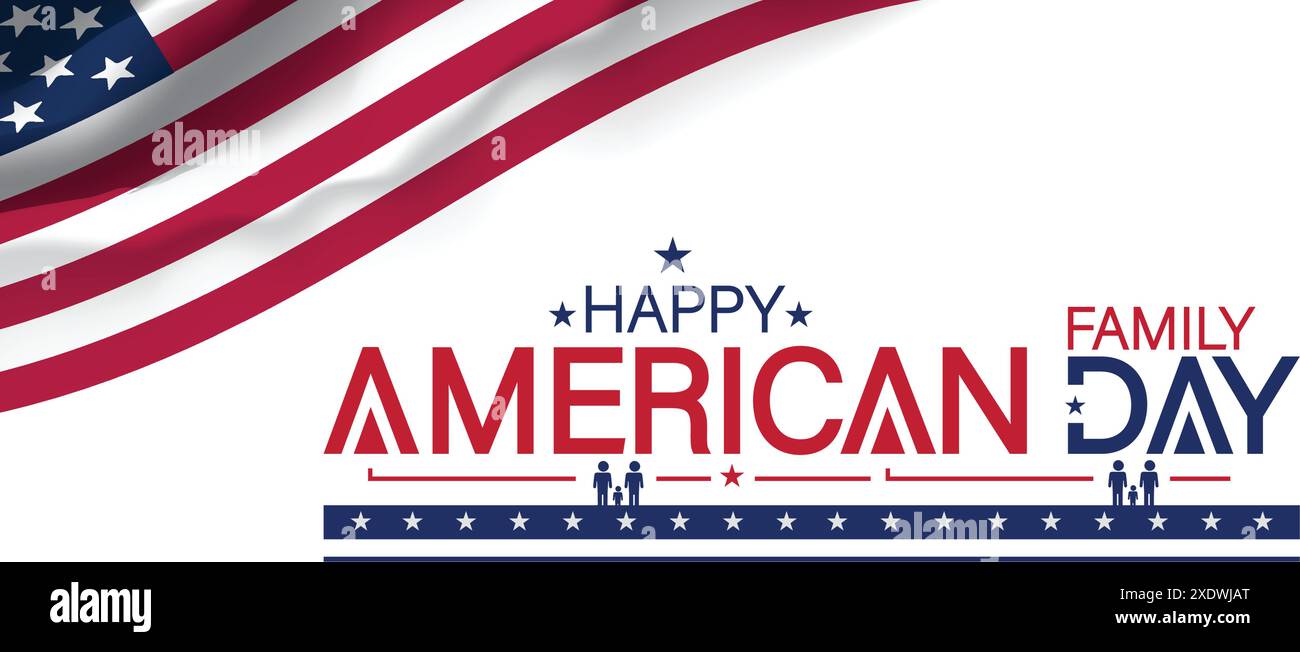 Celebrate American Day with a festive background featuring stars and ...