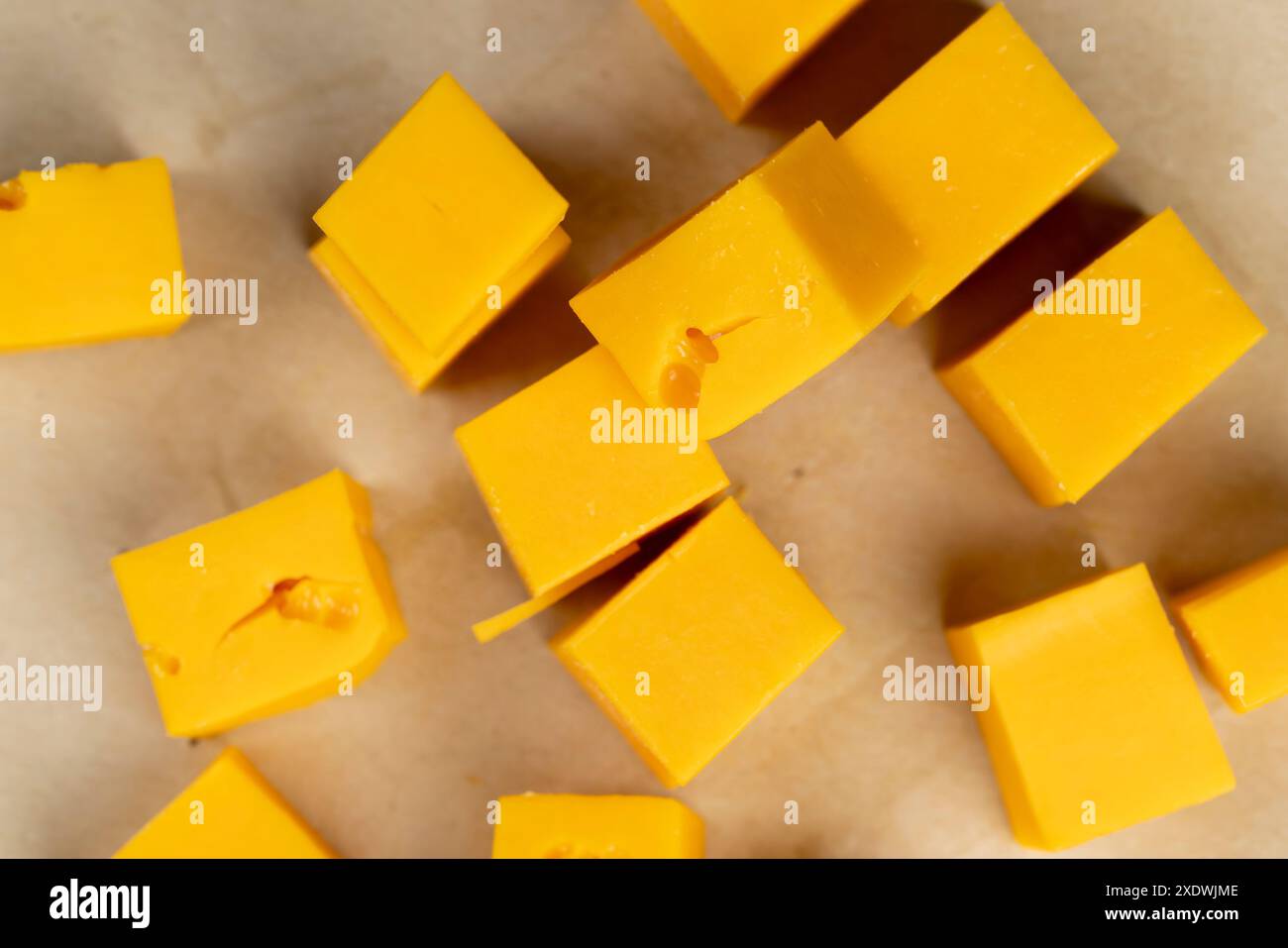 sliced orange cheese made from cow's milk, high-quality long-aged ...