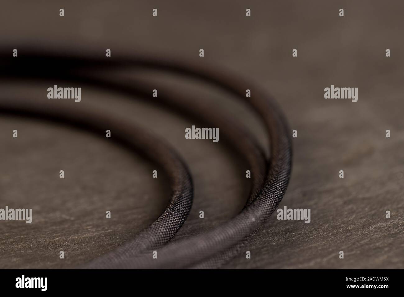 electrical thin wires in a fabric winding to improve quality, black ...