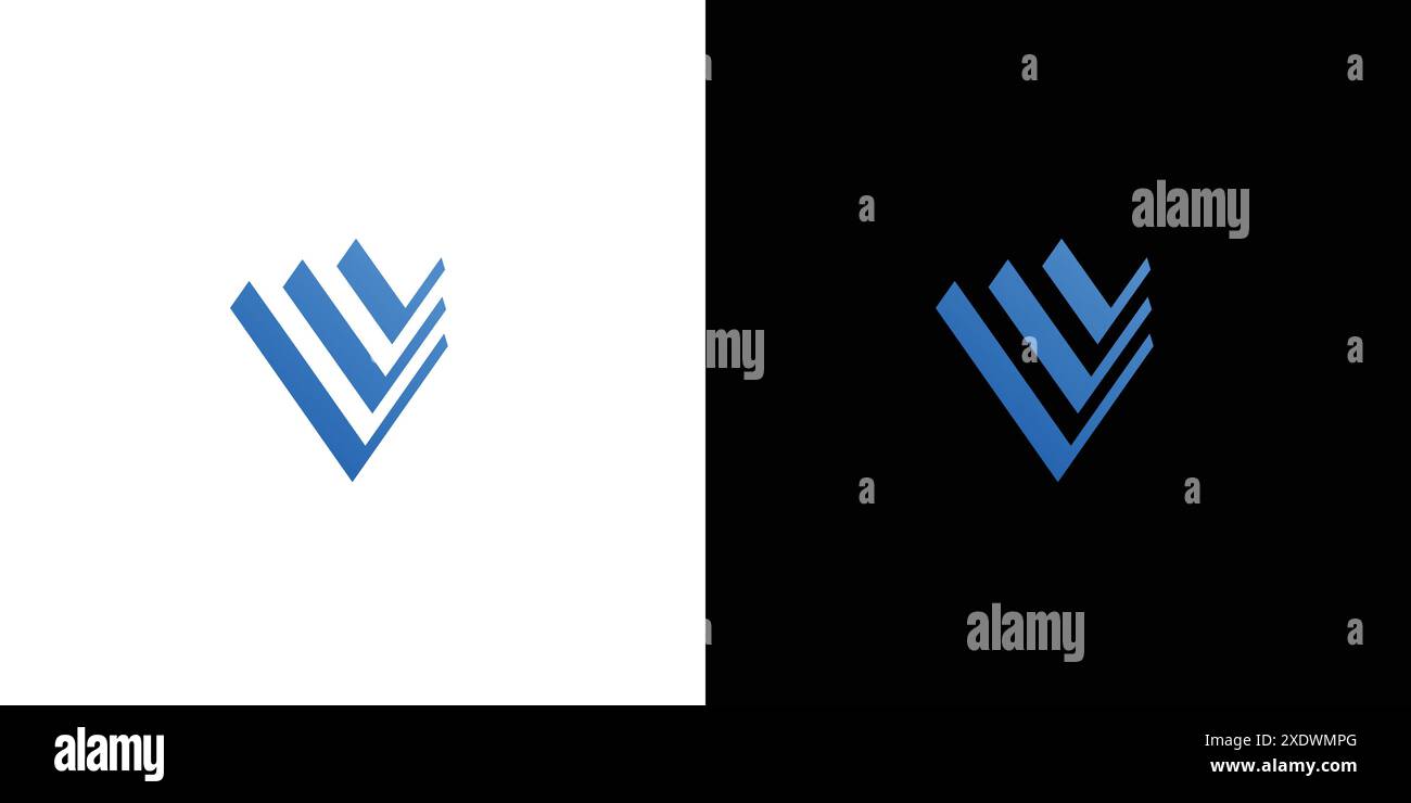 Modern and sophisticated V logo design Stock Vector Image & Art - Alamy