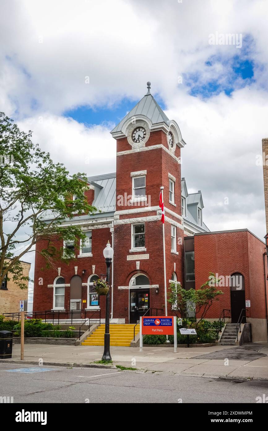 Historic Post Office building in Downtown Port Perry, Ontario, Canada ...