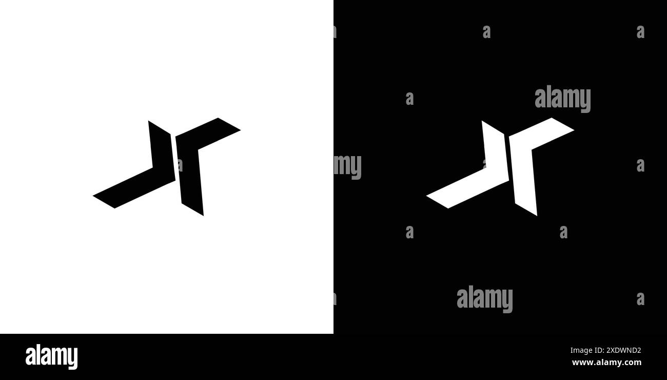 Logo j jr Black and White Stock Photos & Images - Alamy