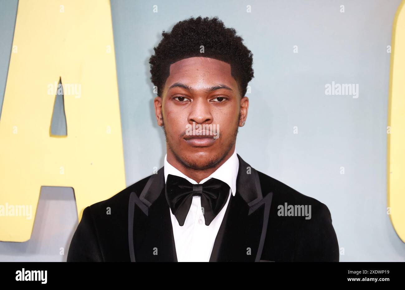 Mickira Oji attends the UK Premiere of "Supacell" at Odeon Luxe West ...