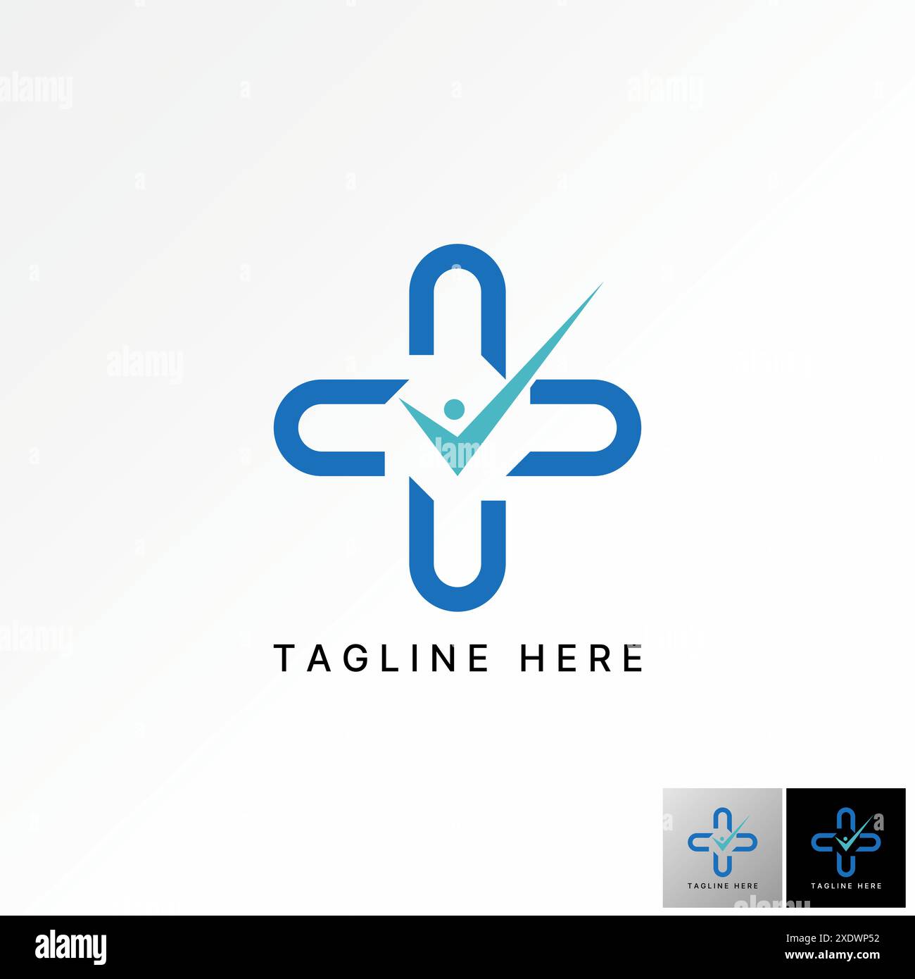 Logo design graphic concept creative premium vector stock initial U ...