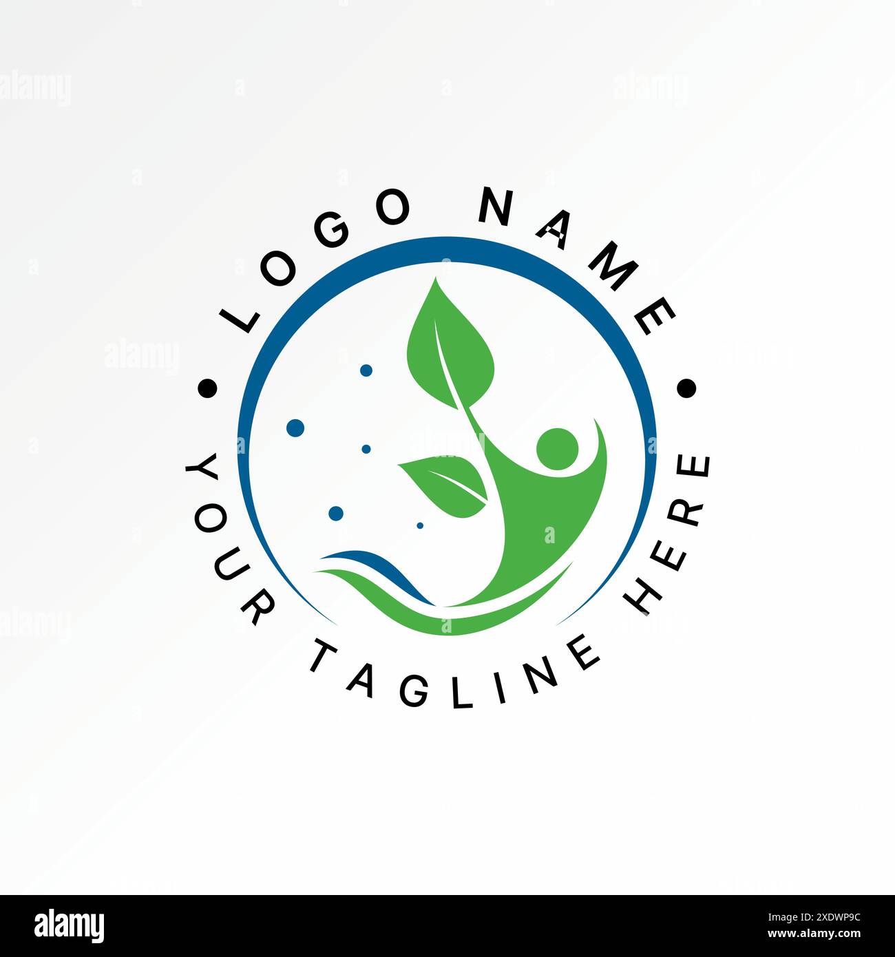 Fitness nutrition logo design hi-res stock photography and images - Alamy