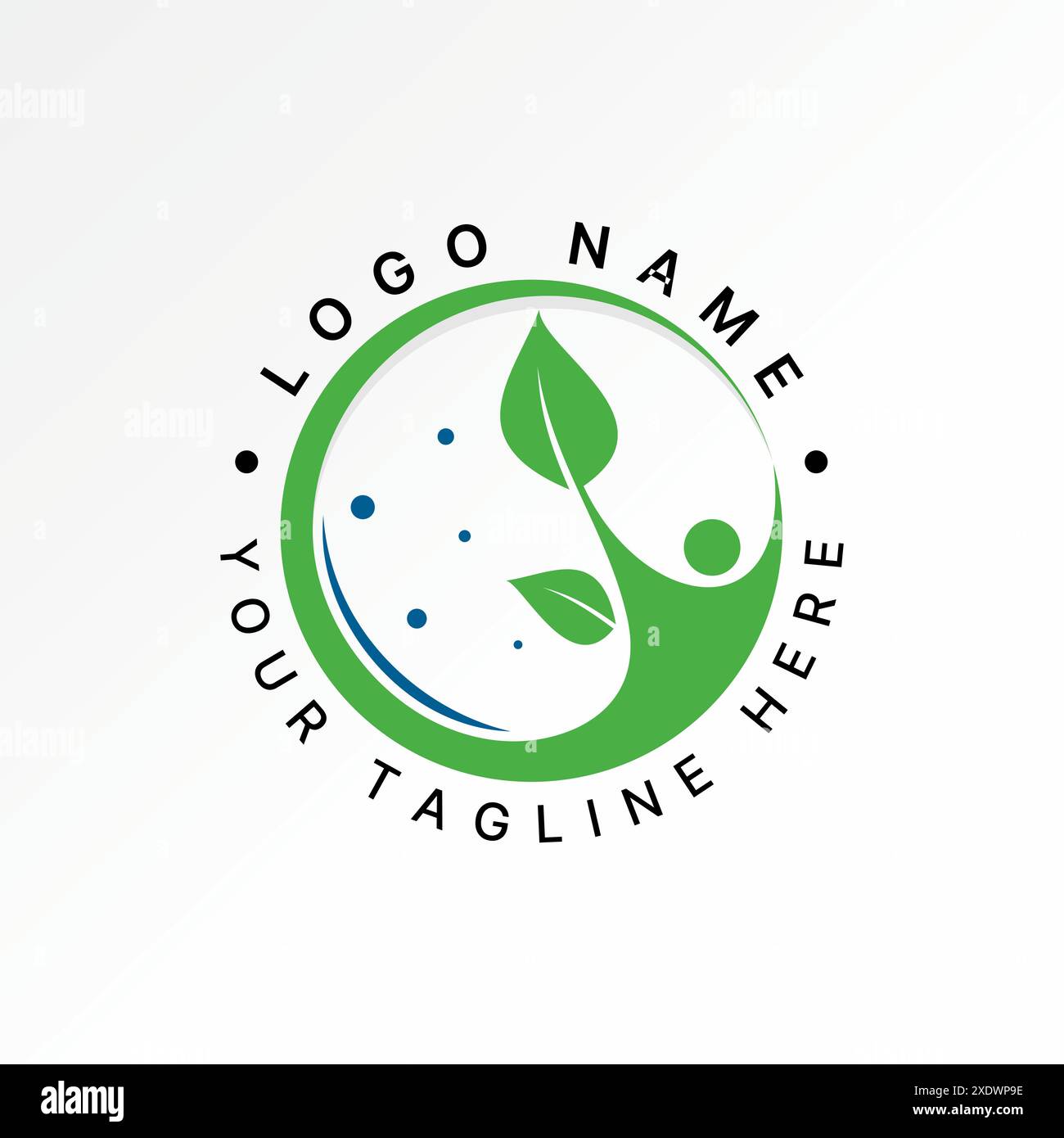 Fitness nutrition logo design hi-res stock photography and images - Alamy