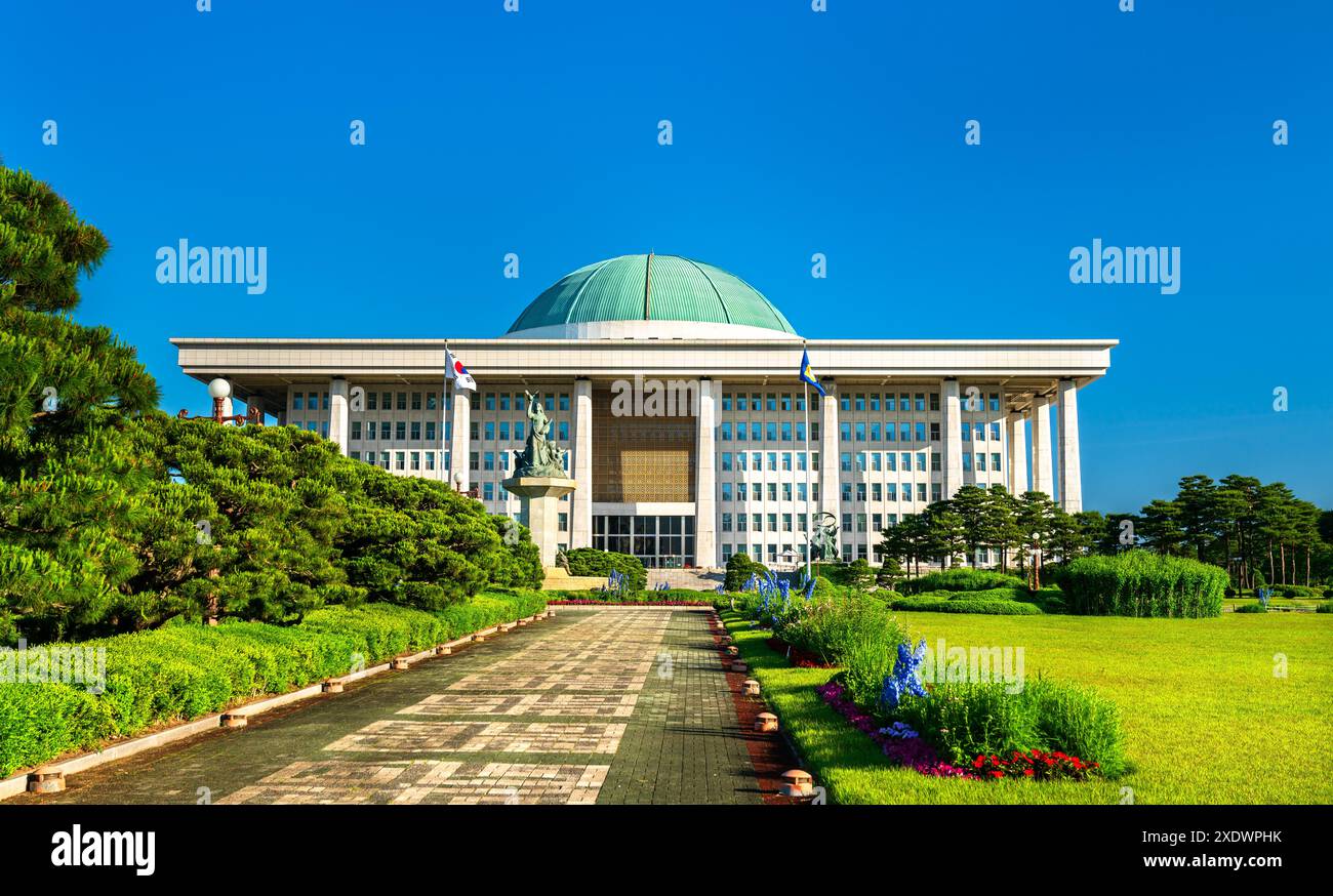 Korea National Assembly Proceeding Hall in Seoul, South Korea Stock ...