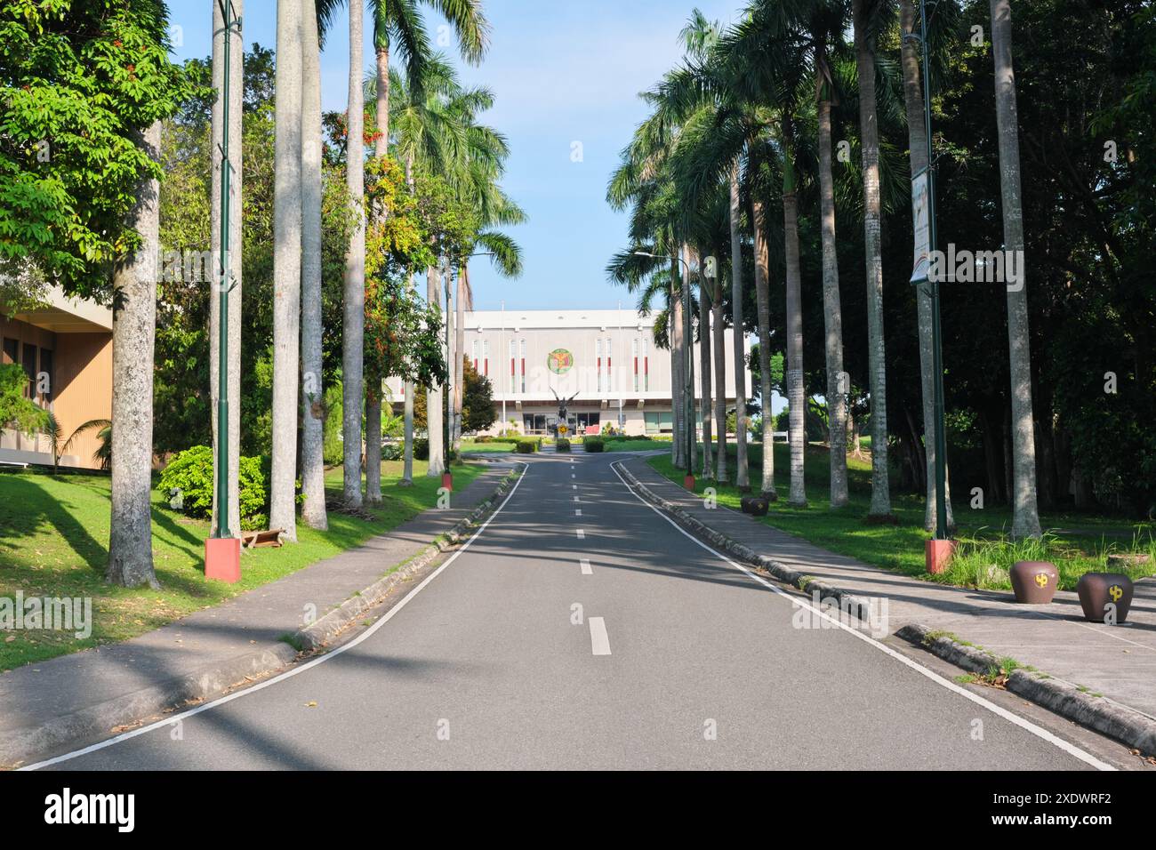 Los Banos, Laguna, Philippines - June 23, 2024: Distant view of the ...