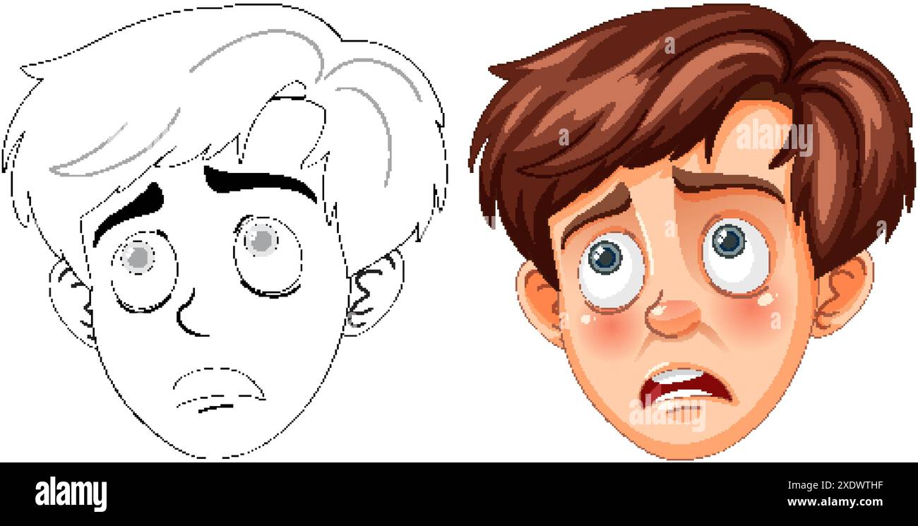 Child apprehension Stock Vector Images - Alamy