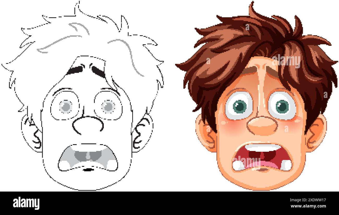 Cartoonish sketch Stock Vector Images - Alamy