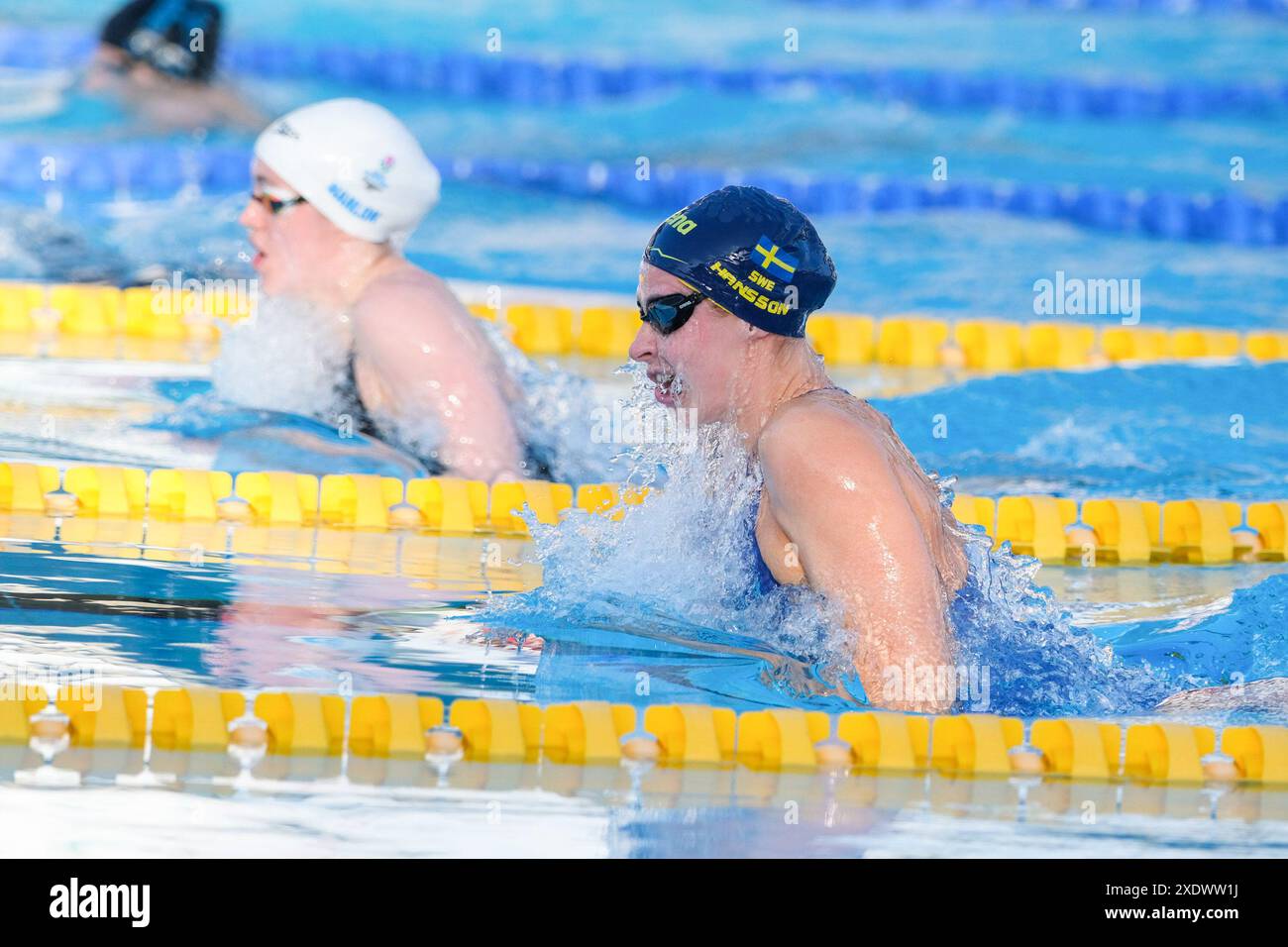 Rome, Italy. 23rd June, 2024. Sophie Hansson (SWE) in action during the ...