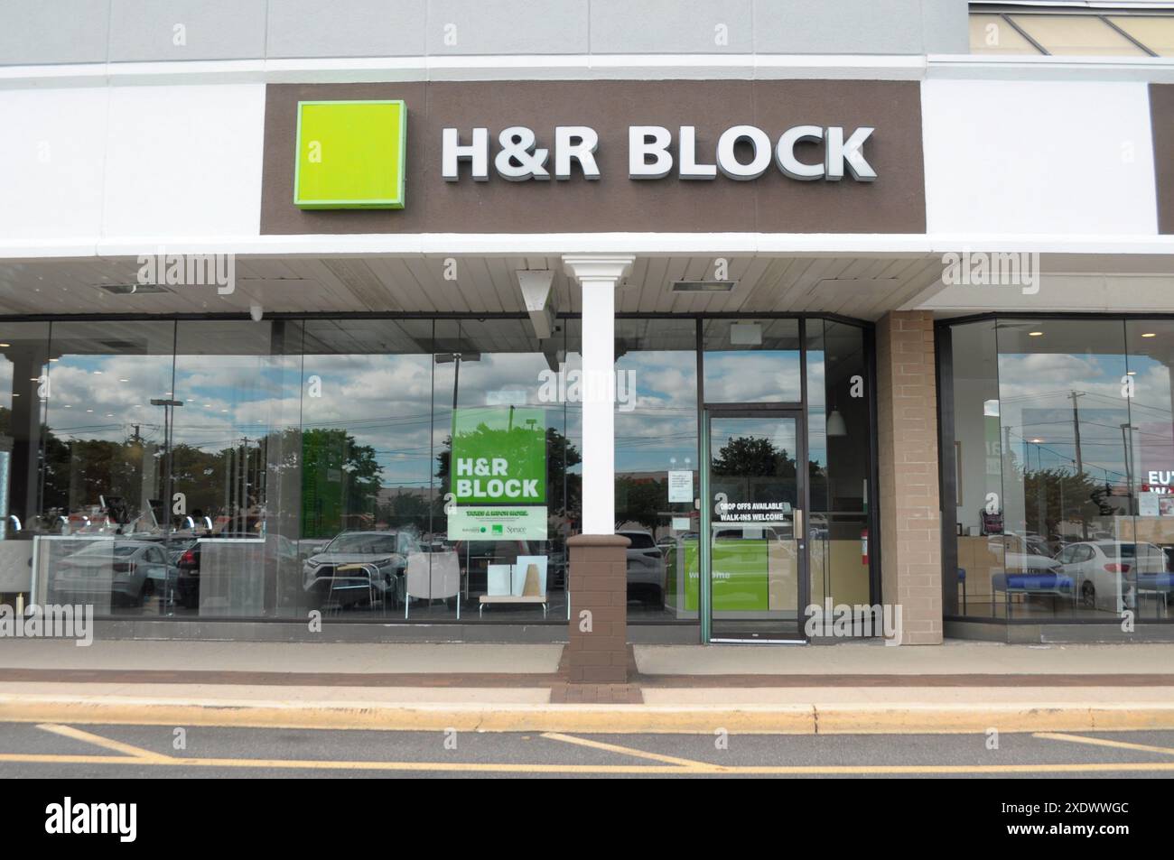 New York, United States. 24th June, 2024. An H&R Block building is seen ...