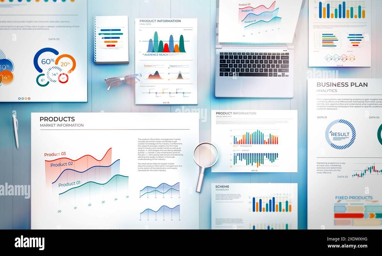 Top view diagrams charts hi-res stock photography and images - Alamy