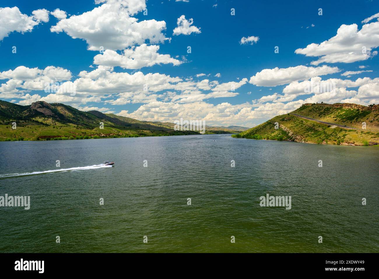 Highway on horsetooth reservoir hi-res stock photography and images - Alamy
