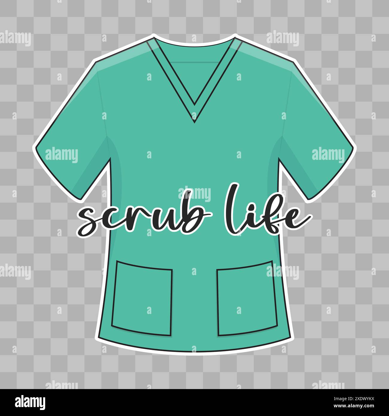Nurse coat sticker hi-res stock photography and images - Alamy