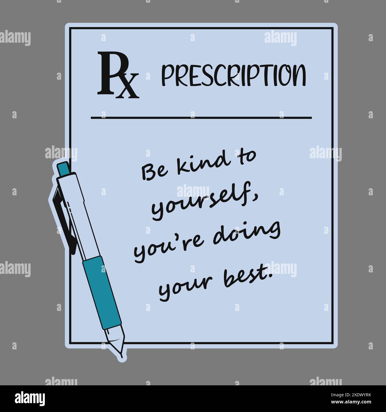 Medical Prescription Sticker, nurse stickier Stock Vector Image & Art ...