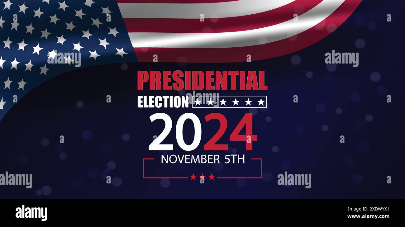 024 Presidential Election Unveiled A Closer Look at the USA Flag Design ...