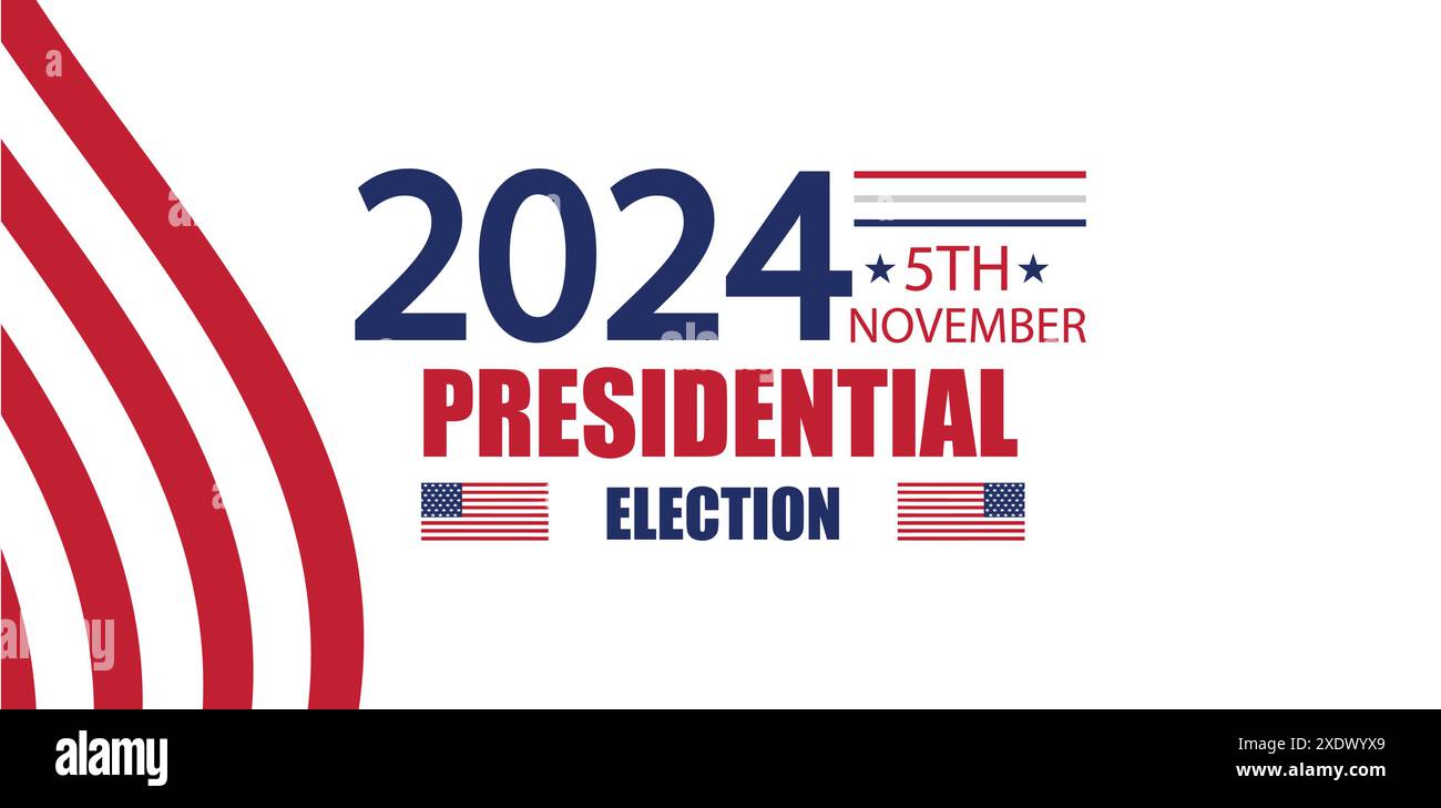 024 Presidential Election Unveiled A Closer Look at the USA Flag Design ...