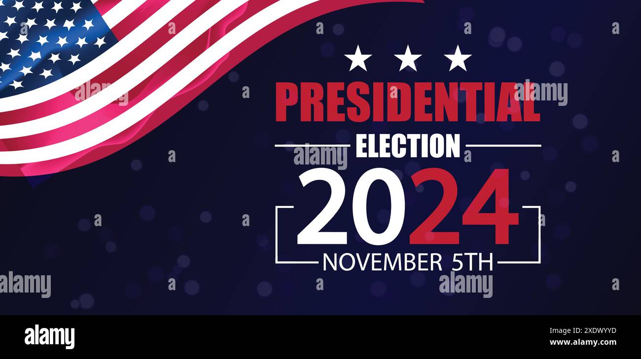 024 Presidential Election Unveiled A Closer Look at the USA Flag Design ...