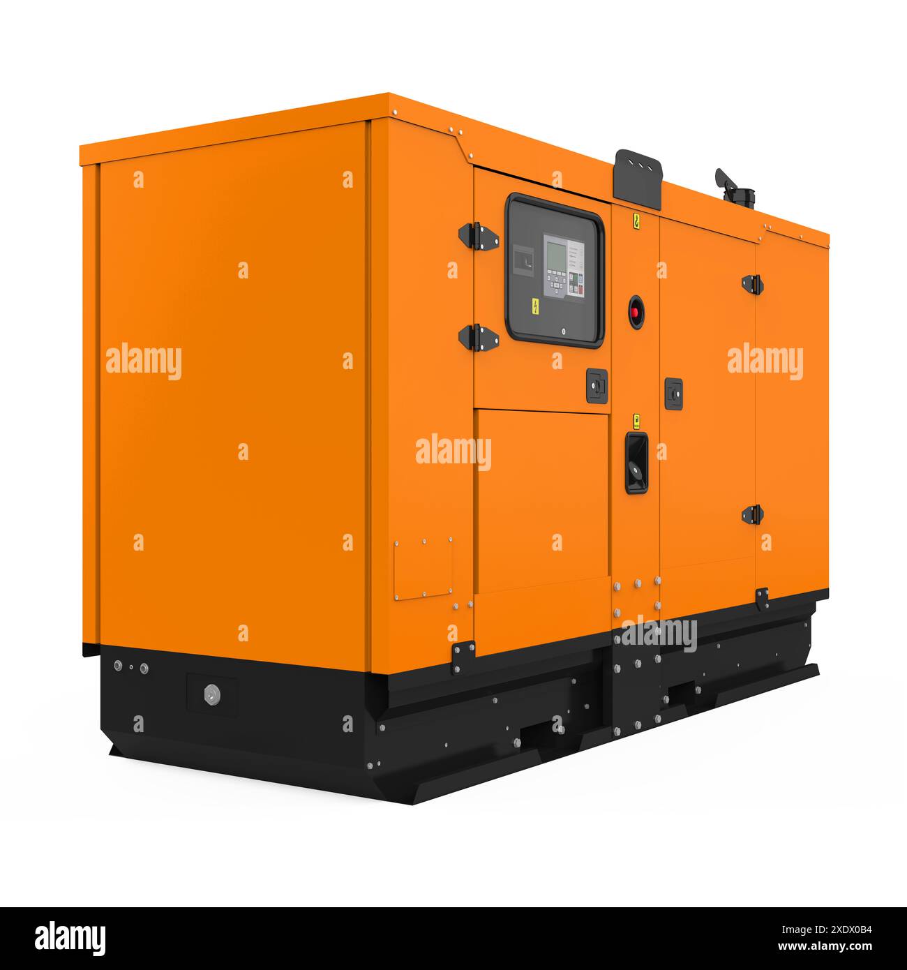 Diesel Generator Isolated Stock Photo - Alamy