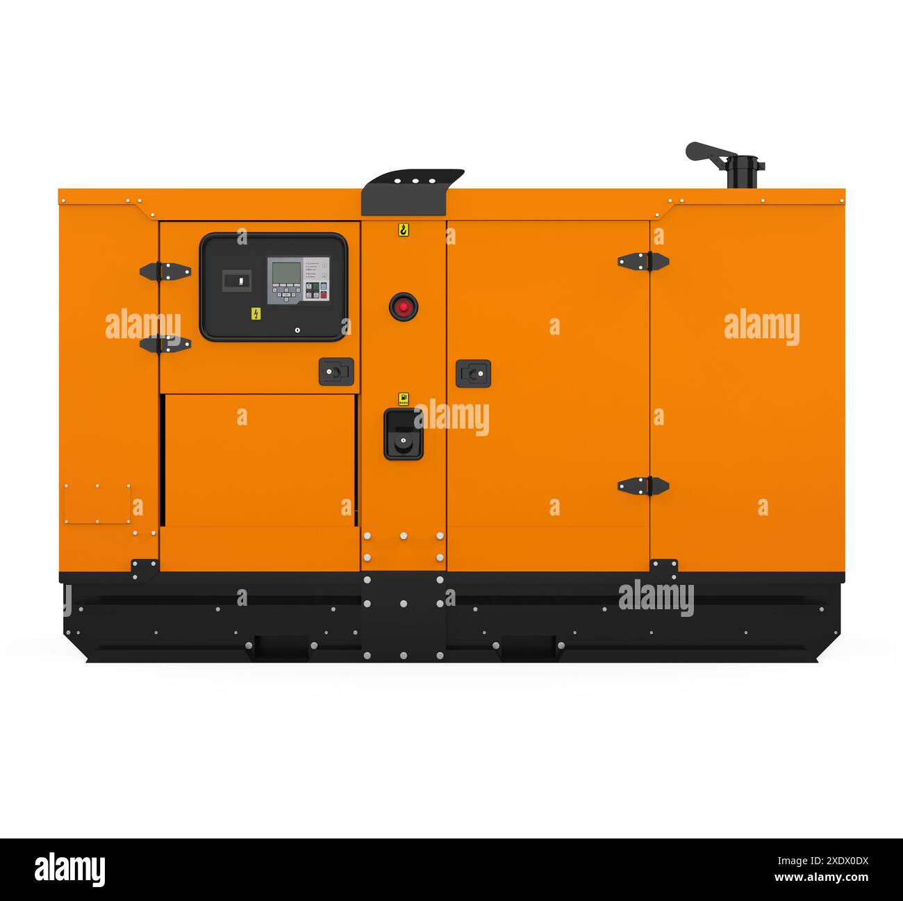 Emergency electricity diesel generator Cut Out Stock Images & Pictures ...