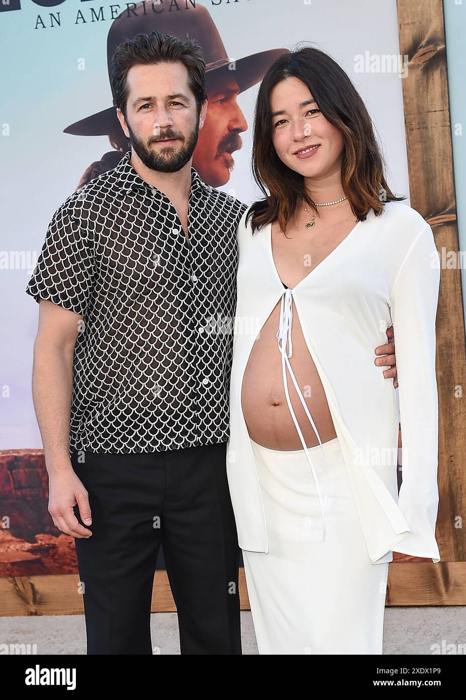 Westwood, USA. 24th June, 2024. Michael Angarano and Maya Erskine ...