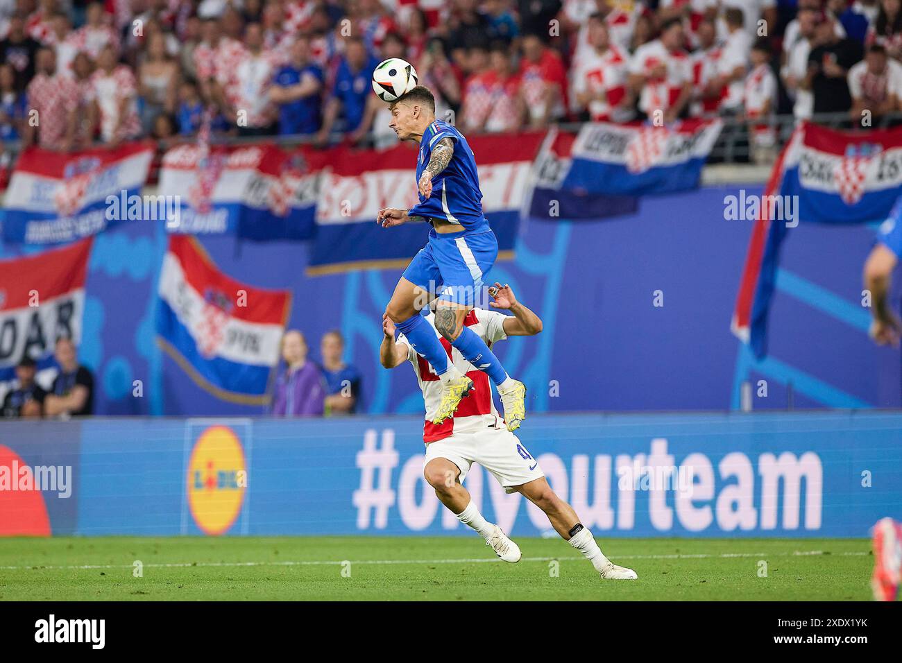 Leipzig, Germany. 24th June, 2024. Giovanni Di Lorenzo of Italy seen in ...