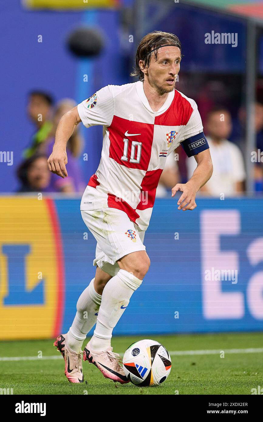 Leipzig, Germany. 24th June, 2024. Luka Modric of Croatia seen in ...