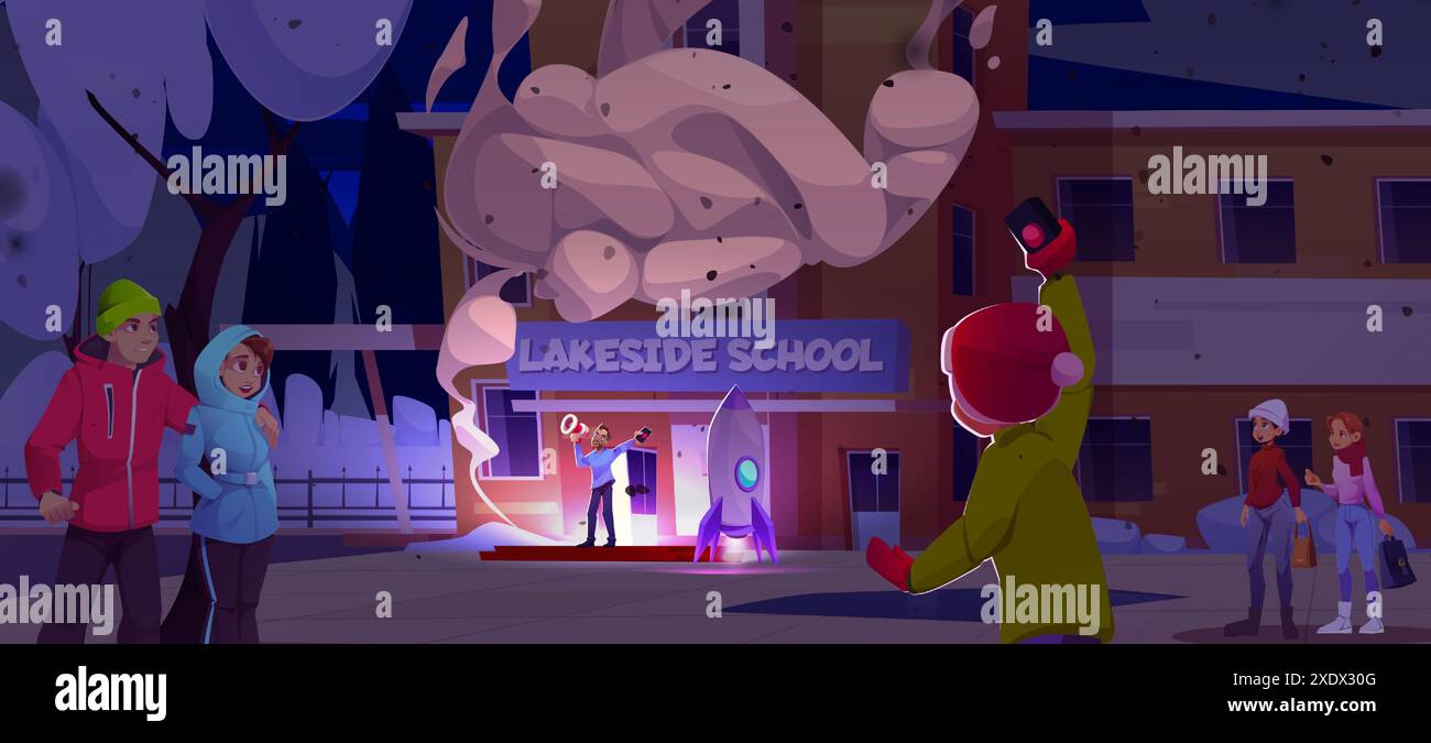 School children in spaceship hi-res stock photography and images - Alamy