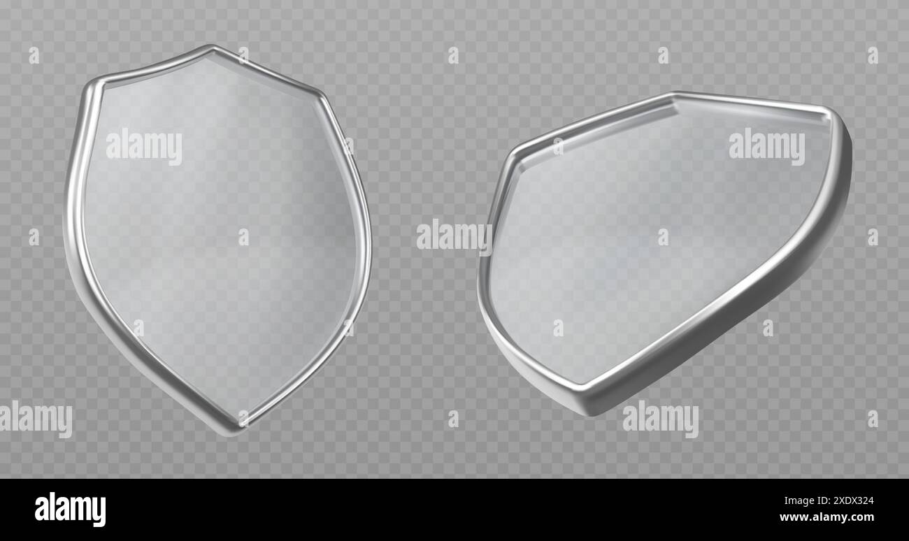3d protect glass shield for safety vector icon. Medical guard design ...