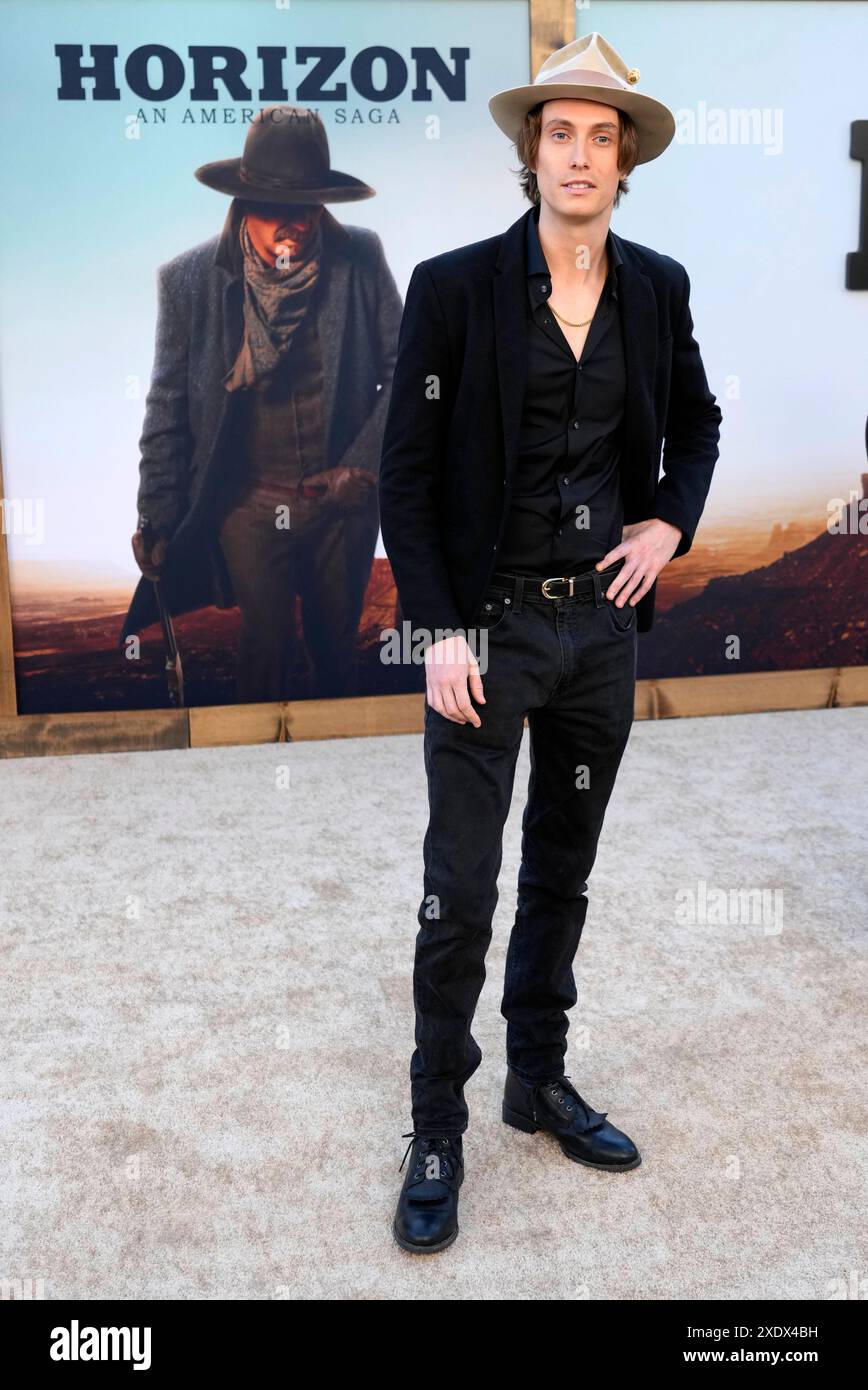 James Paxton poses at the premiere of the film "Horizon: An American ...
