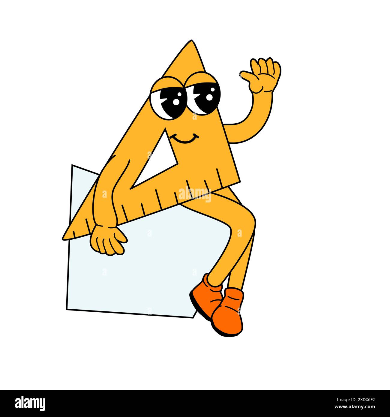 Cartoon ruler hi-res stock photography and images - Alamy