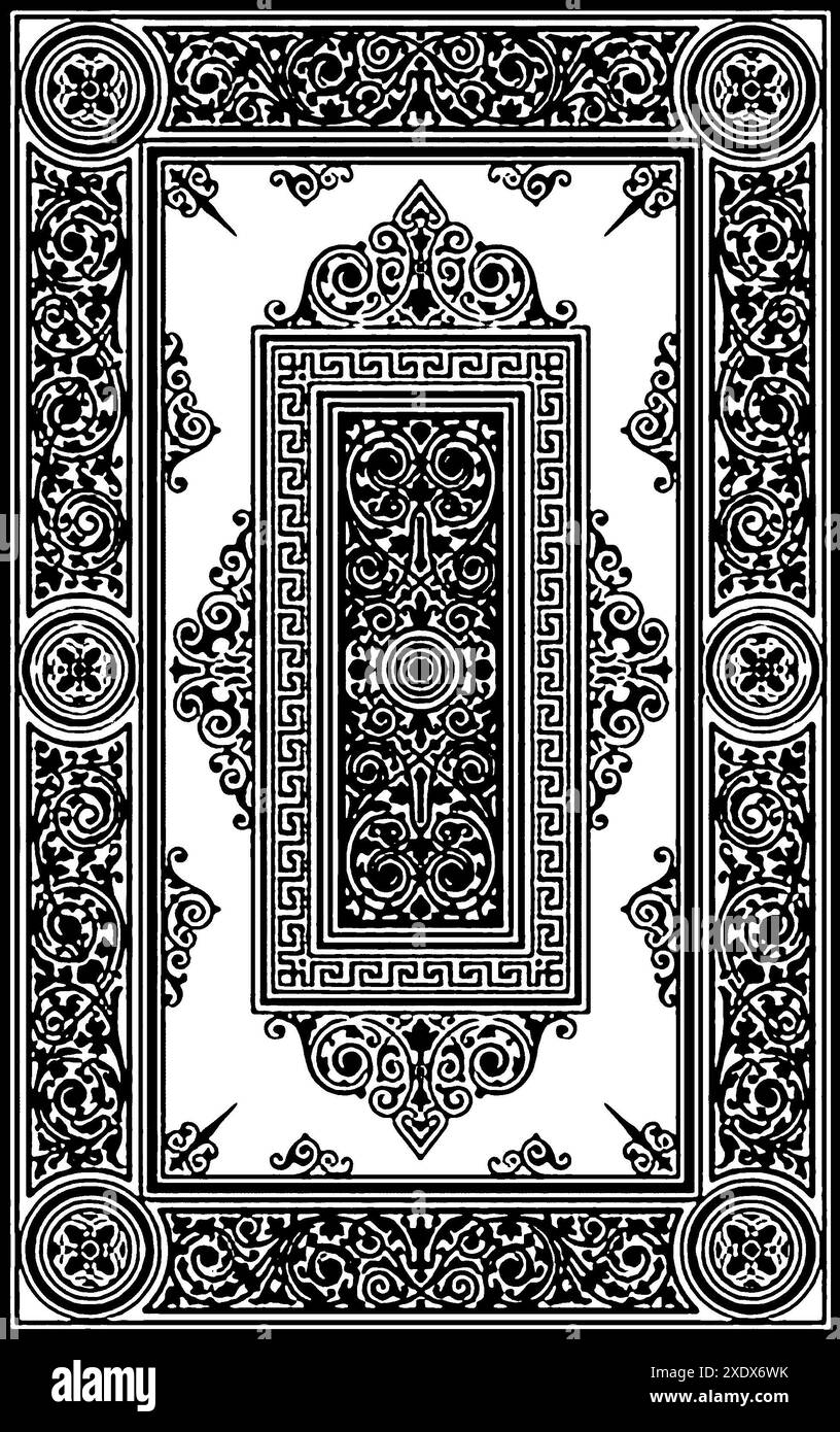 decorative vintage orthodox book ornaments Stock Photo - Alamy