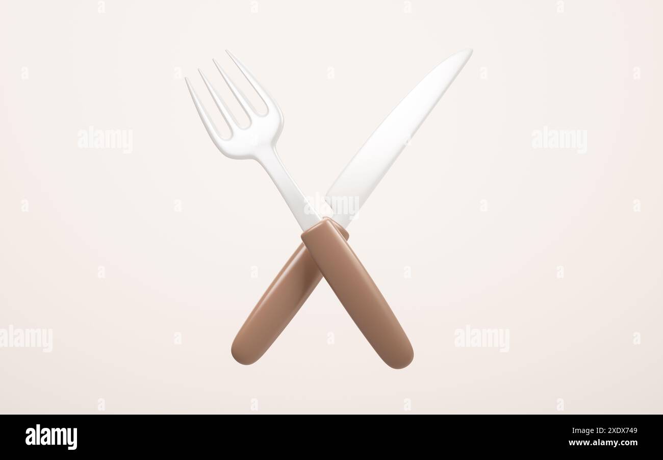 3d rendering cooking knife hi-res stock photography and images - Alamy
