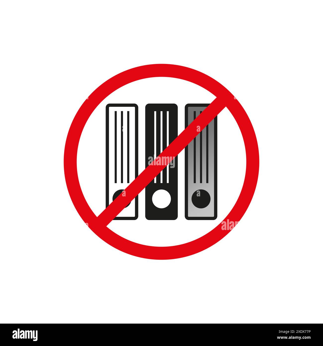 Crossed red circle hi-res stock photography and images - Alamy