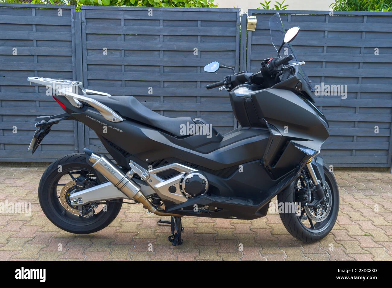 Bordeaux , France - 06 23 2024 : Honda forza 750 scooter motorcycle ...