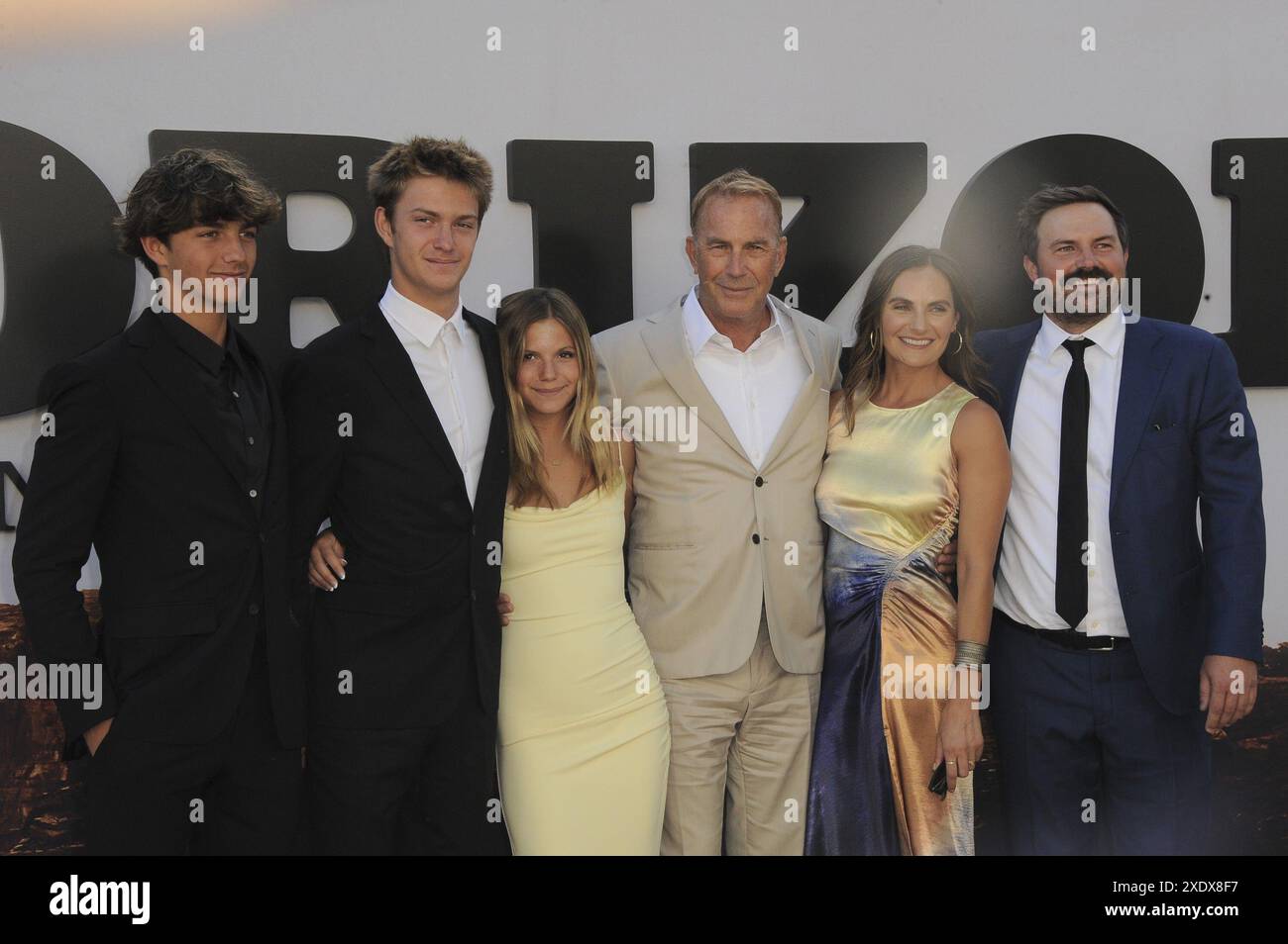 Kevin Costner, family at arrivals for HORIZON: AN AMERICAN SAGA CHAPTER ...