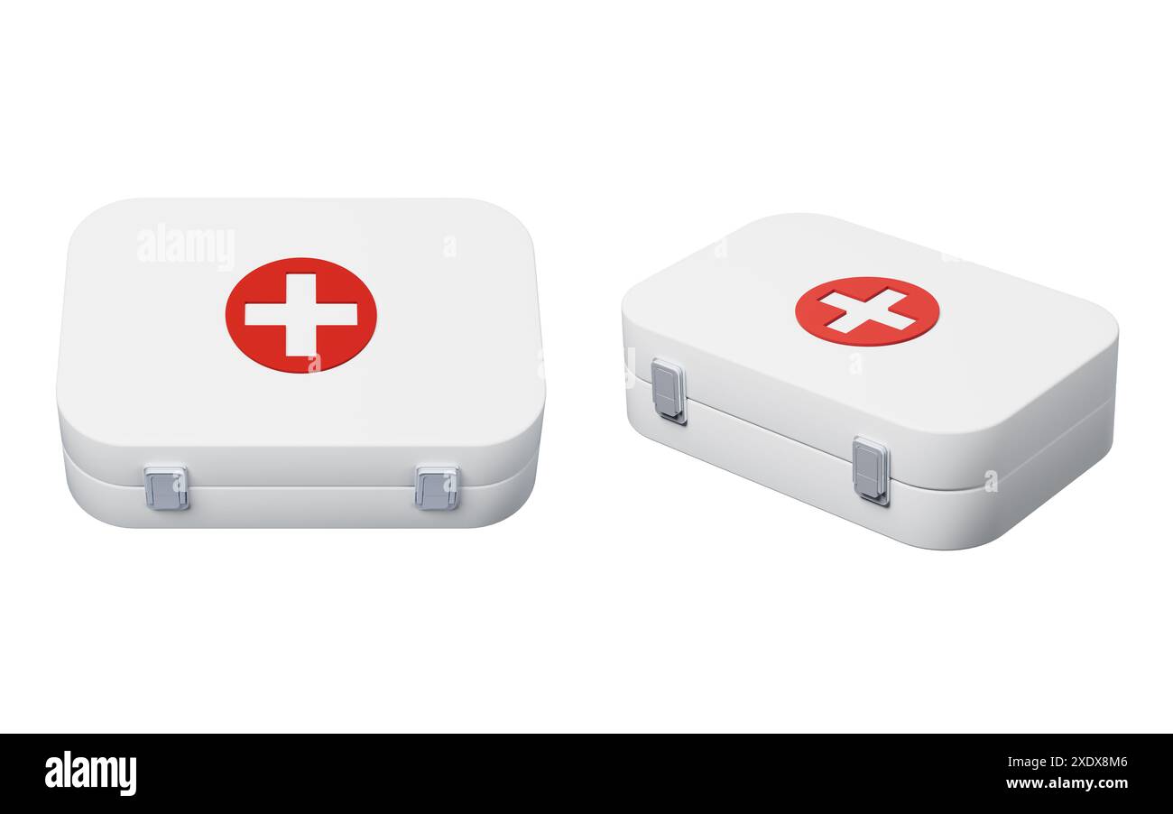 Medical kit cartoon hi-res stock photography and images - Alamy