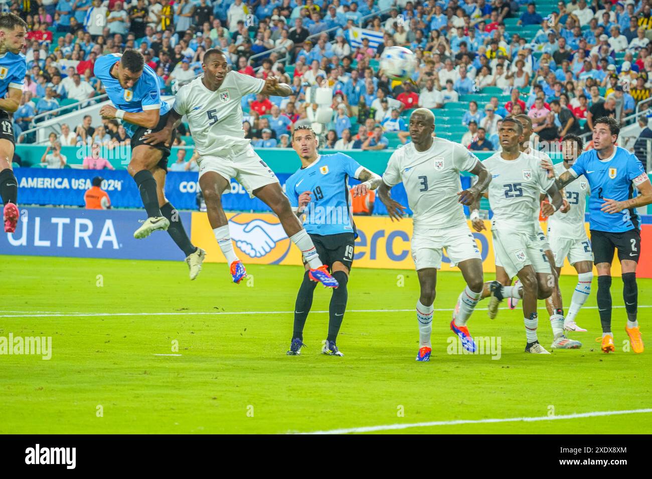 Miami Gardens, Florida, USA, June 20, 2024, Uruguay player José Fajardo ...