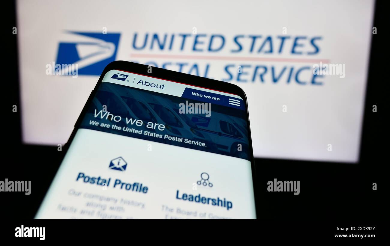 Usps logo hi-res stock photography and images - Alamy