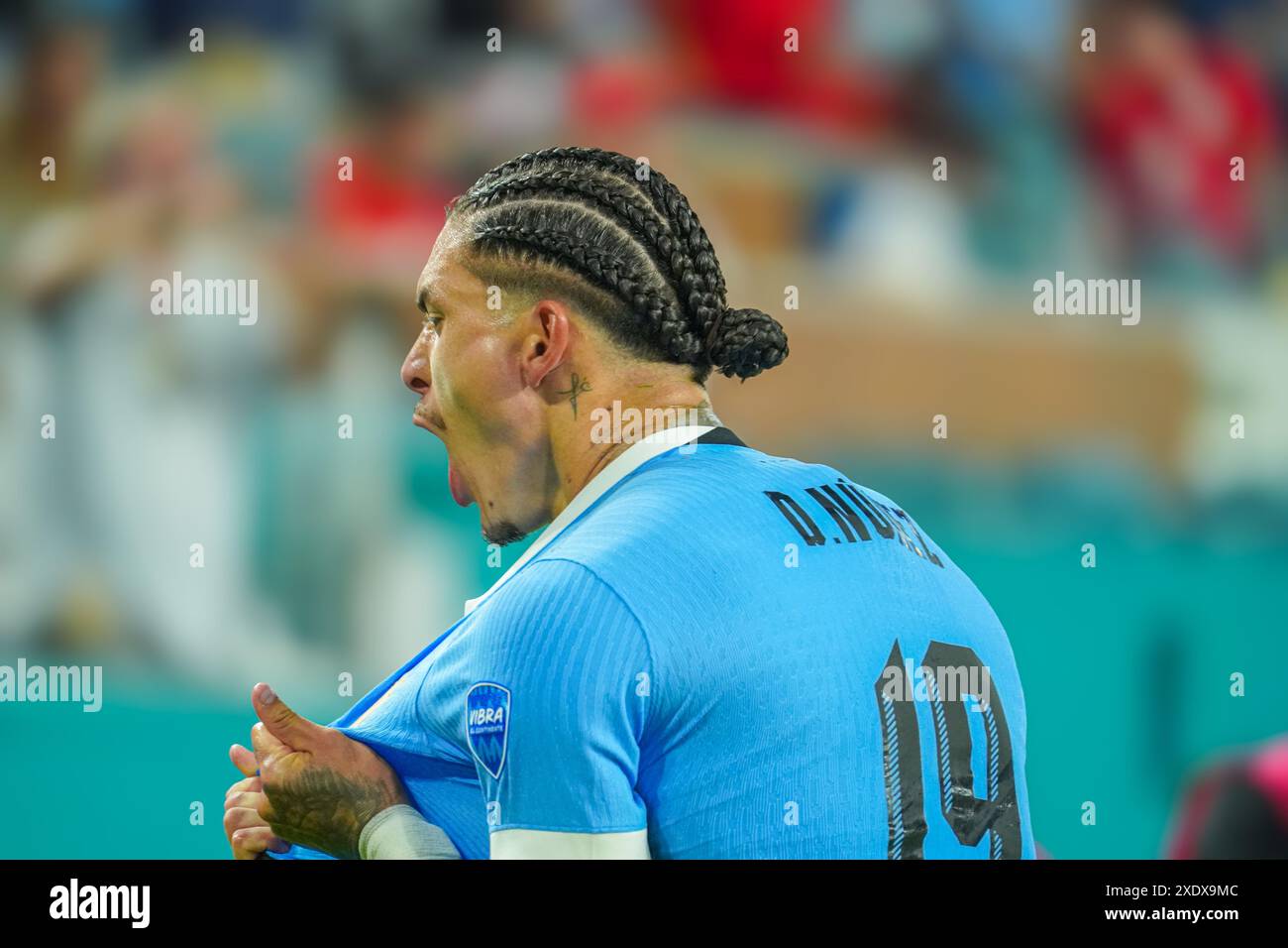 Miami Gardens, Florida, USA, June 20, 2024, Uruguay forward Darwin ...