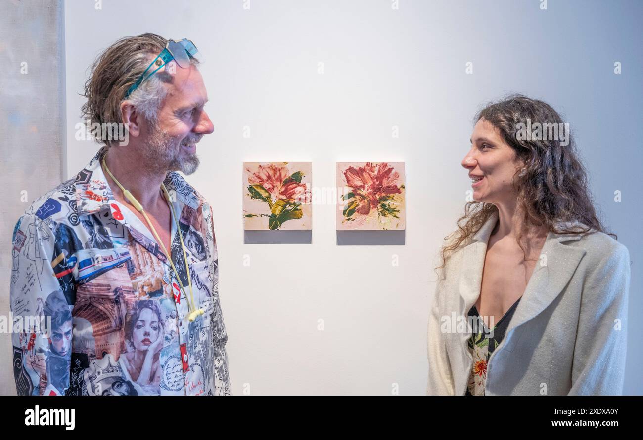 Flowers Gallery, Cork Street, London, UK. 24th June, 2024. Artist of ...