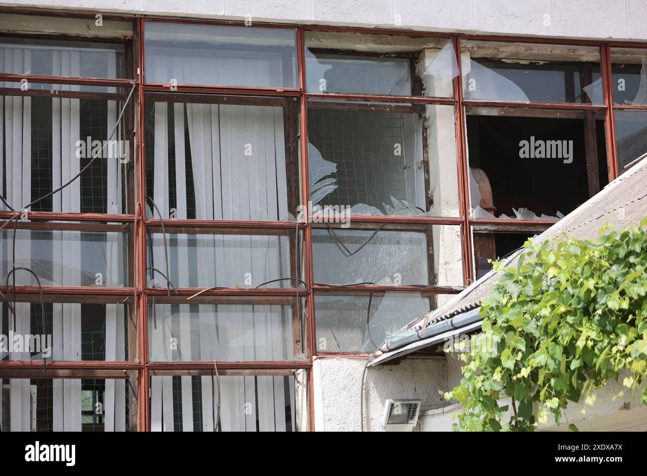Non Exclusive: IVANO-FRANKIVSK, UKRAINE - JUNE 22. 2024 - Knocked-out ...